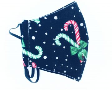 Assorted Candy Cane Fashion Face Mask - Milissa Blue Design Co